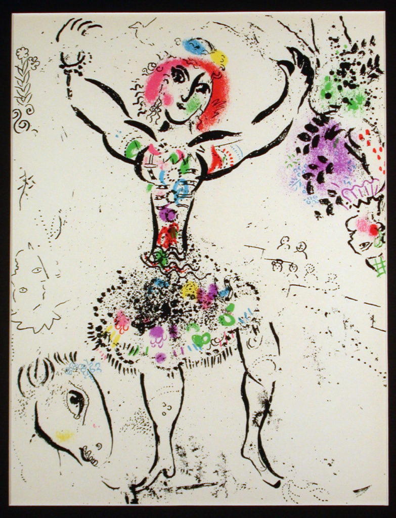 Woman Juggler 1960 by Marc Chagall | J D Smith Fine Art