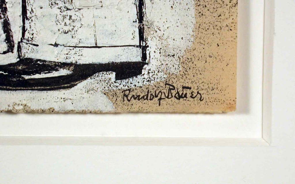 Rudolf Bauer Mixed Media on Paper | J D Smith Fine Art